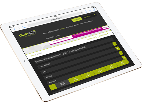 Internet Radio Web Design | A Mobile Friendly Radio Web Site